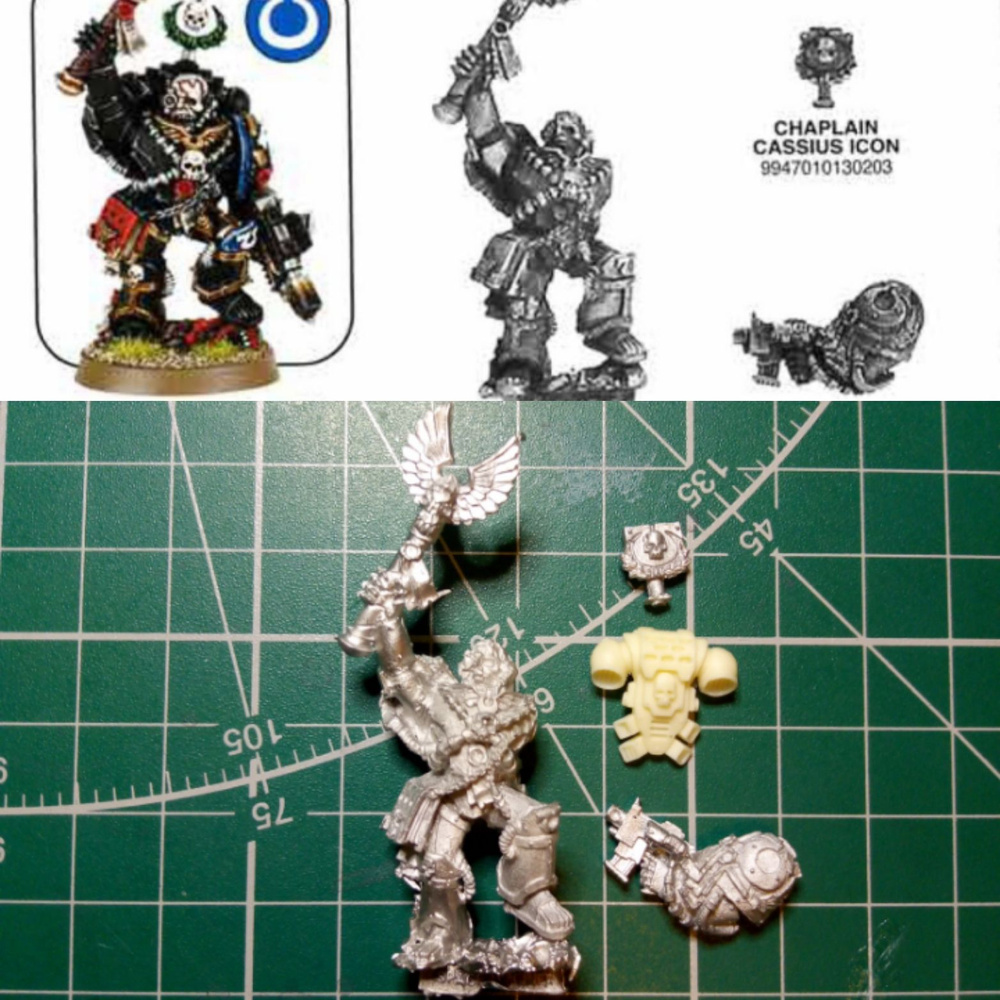 Chaplain Cassius 2004 (boltgun) Ultramarine Space Marines Warhammer ...