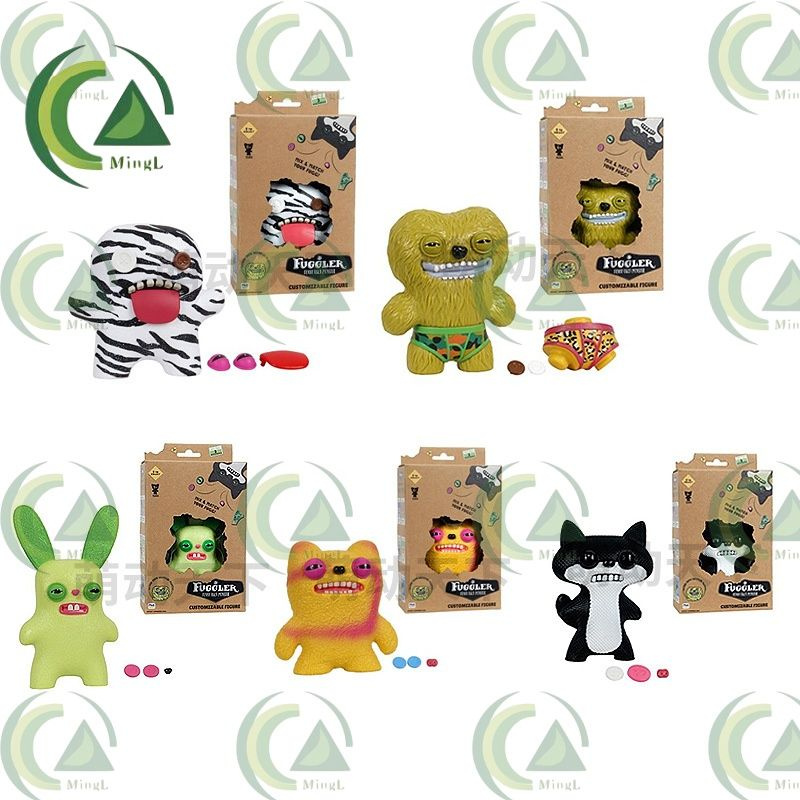 FUGGLER Cute Tooth Monster Fight Plug серии Blind Box Случайная 1 ...