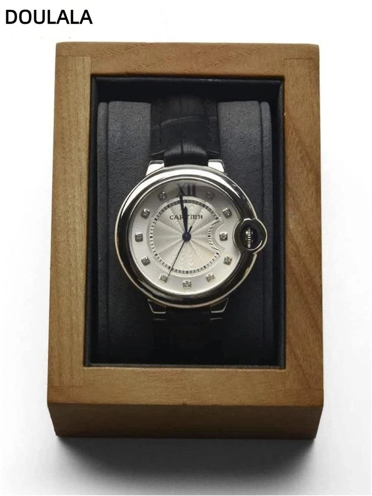 DOULALA Подставка Для Часов Из Массива Дерева, Держатель Для Часов С Подушкой, 7 X 9,5 X 4,8 СM ...