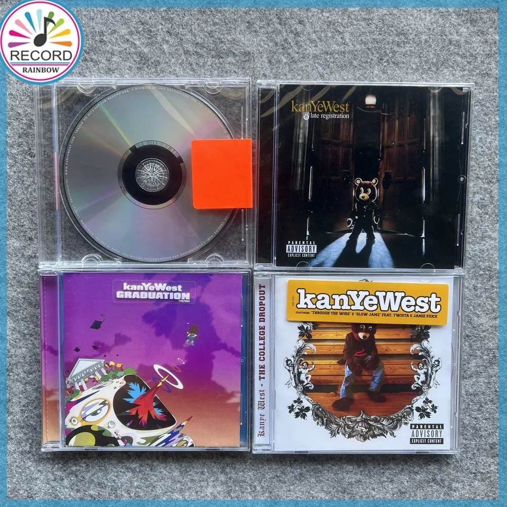 Kanye West Late Registration, Yeezus, Graduation, The College Dropout ...