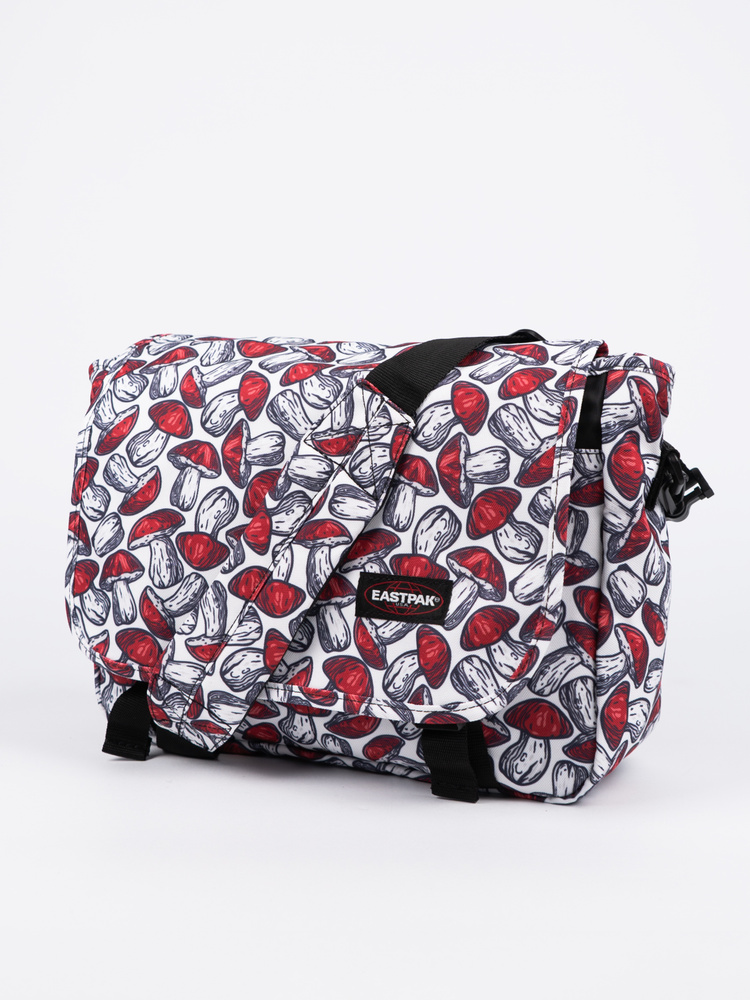 Сумка Eastpak Jr Red mushrooms 11,5л мессенджер на плечо с красными ...