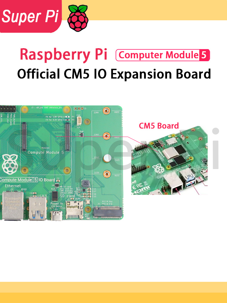 Raspberry Pi CM5 IO Expansion Board Малины Pi CM5 IO расширения платы ...