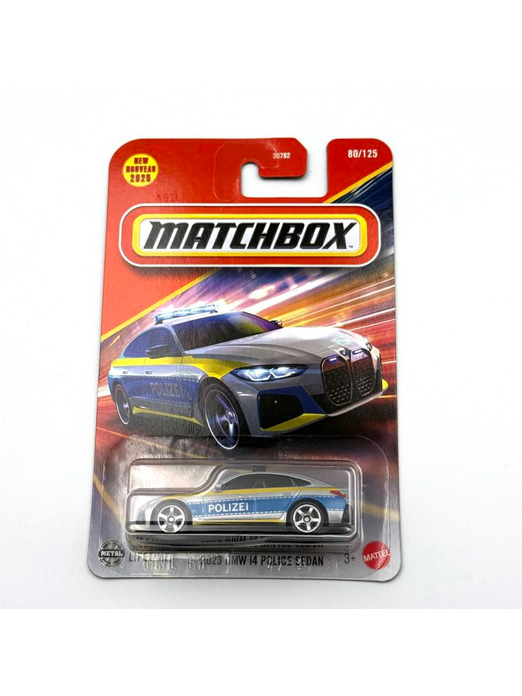 Машинка Matchbox Toys 1:64 Scale Die-Cast Basic Car 30782 2023 Bmw I4 ...