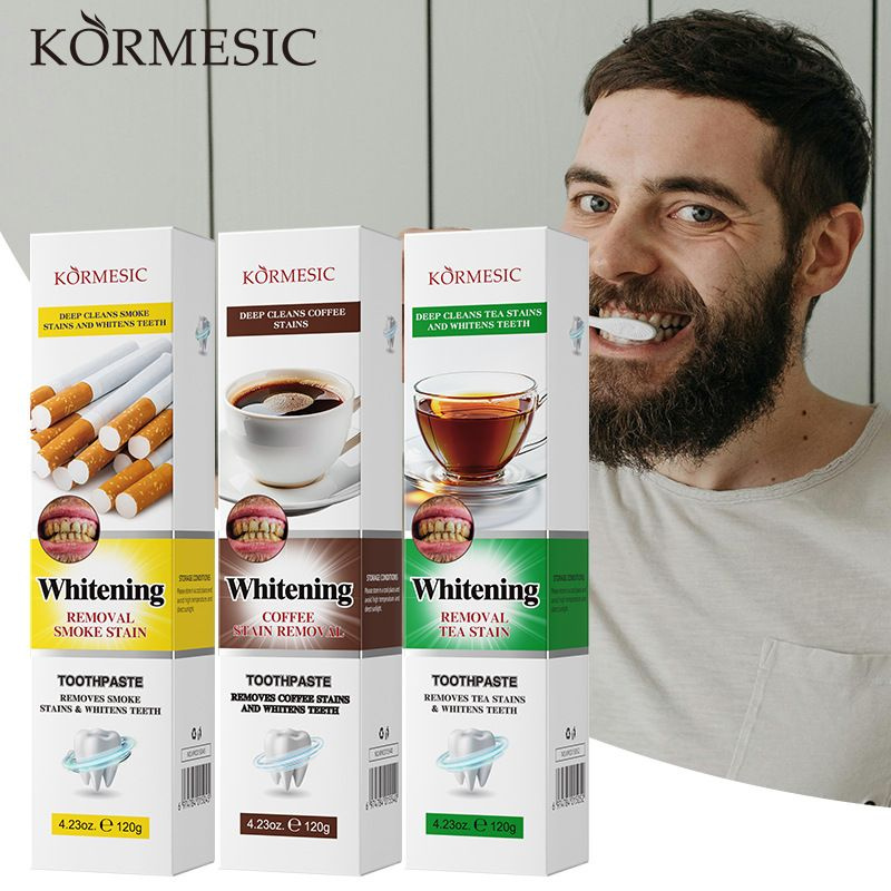 Зубная паста для отбеливания KORMESIC - Инновационная защита и бережное ...
