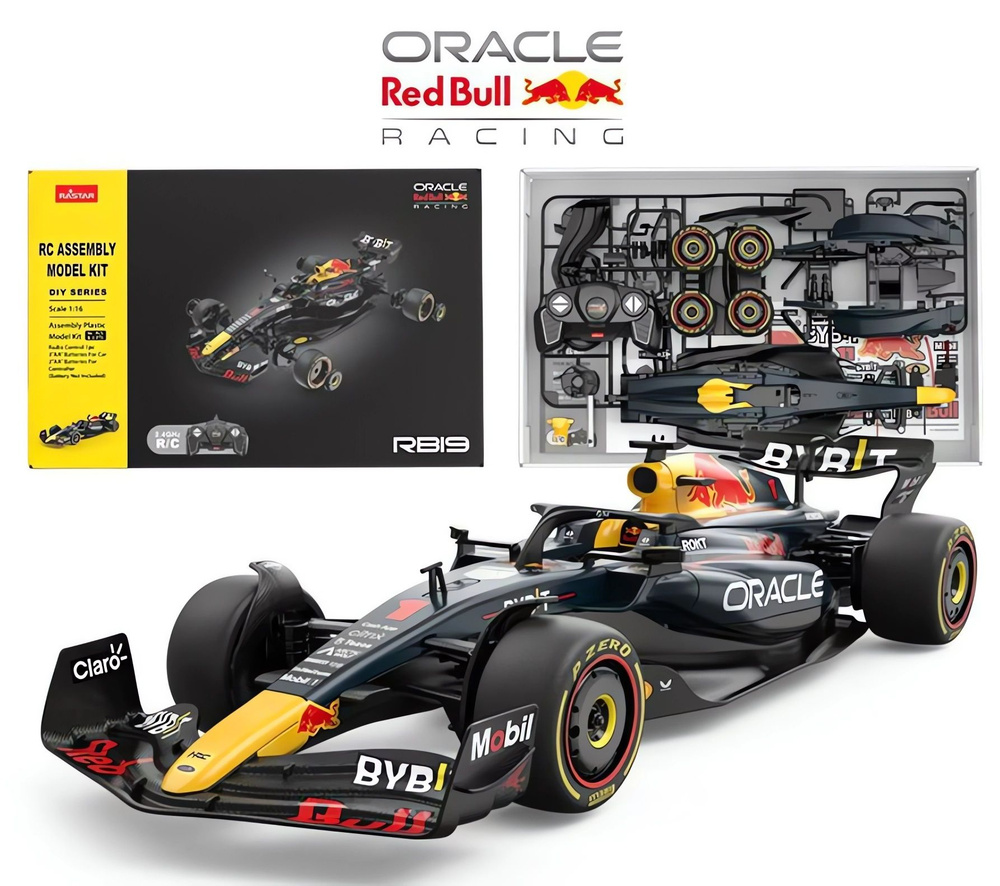 Радиоуправляемая сборная модель болида Формулы-1. . Ред Булл "Red Bull" RB-19 № 1 Макс ...