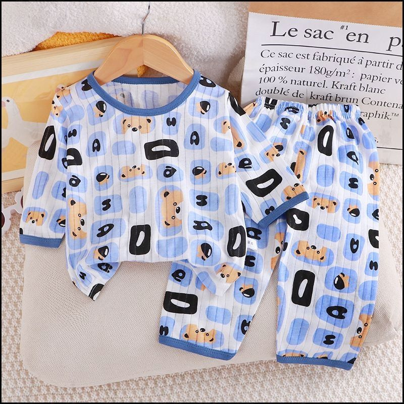 Пижама для малышей Девочки, Мальчики, размер 104 акулья кожа Демисезон ...