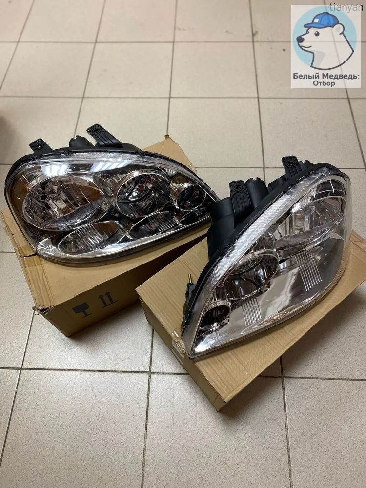 Фары автомобильные, 2 шт., арт. 96458819 96458820 купить на OZON по ...