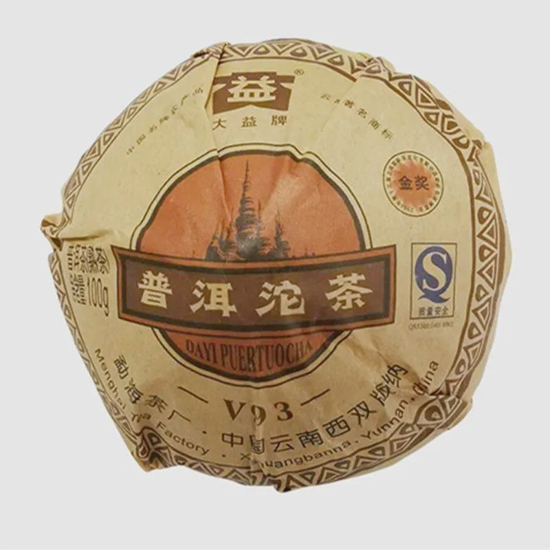 2008 Год, Китайский Чай Шу Пуэр V93 TAETEA,Мэнхай Да И,Настоящий Китайский Черный Чай купить на ...