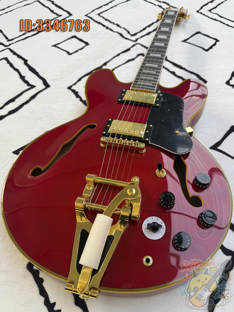 Электрогитара ES-335 Red & Gold купить на OZON по низкой цене (3152187506)