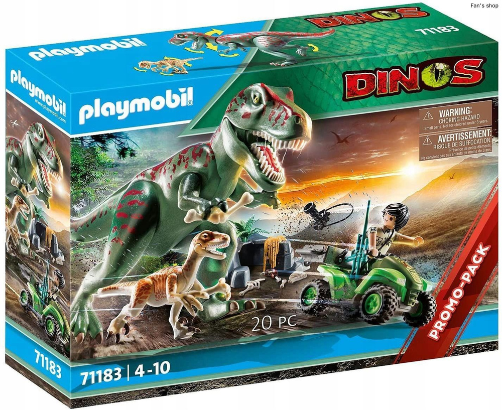 Конструктор Playmobil Dinos - Ти-Рекс атакует динозавров/ Атака ...