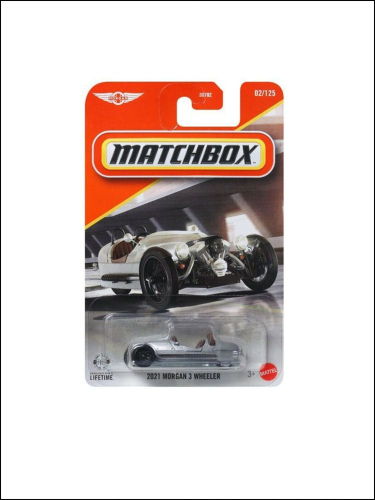 Машинка Matchbox Toys 1:64 Scale Die-Cast Basic Car 30782 2021 Morgan 3 ...