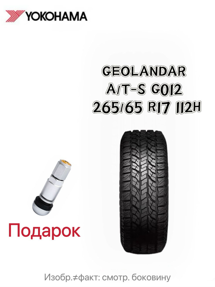 Yokohama GEOLANDAR A/T-S G012 Шины всесезонные 265/65 R17 112H G012 265 ...