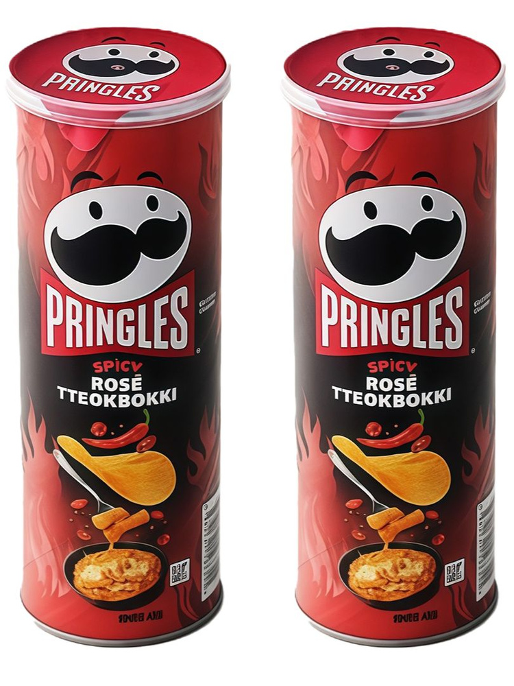 Чипсы Pringles Spicy Rose Tteokbokki, 2шт купить на OZON по низкой цене ...
