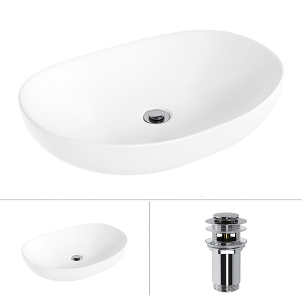 Накладная раковина для ванной Helmken 50263000 комплект 2 в 1: раковина на столешницу ...