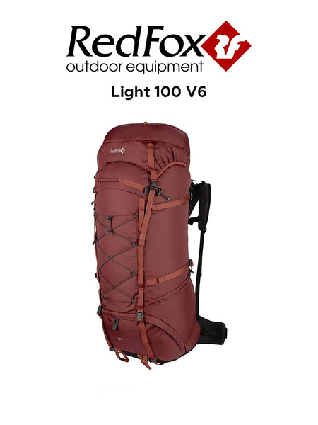 Рюкзак туристический RedFox Light бордовый, 100 л купить c доставкой на ...