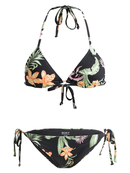 Купальник раздельный Женский Roxy черный, размер 42 Синтетика купить c доставкой на OZON по ...