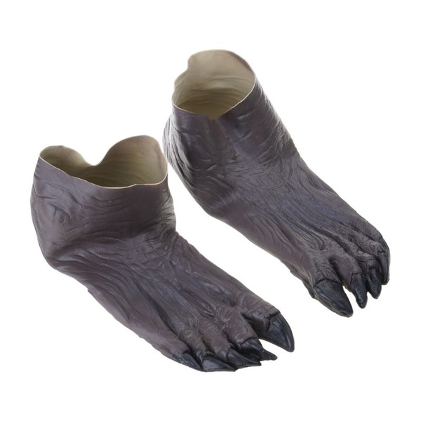 (1 пара) Латексные Волчьи Перчатки Ghost Festival Wolf Claw Foot Cover ...
