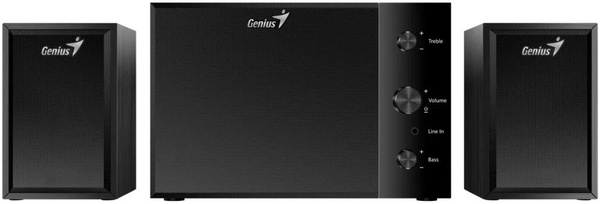 Колонки GENIUS SW-2.1 350 15 Вт. Цвет: черный. купить на OZON по низкой ...