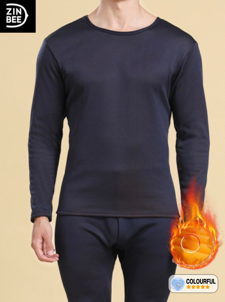 Комплект термобелья Мужской ZinBee, размер 48 На любой сезон Капрон, Полиэфирное волокно темно ...