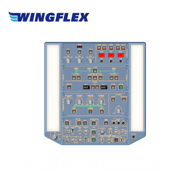 WINGFLEX A320 OVERHEAD PANEL - Точная реплика панели управления для ...