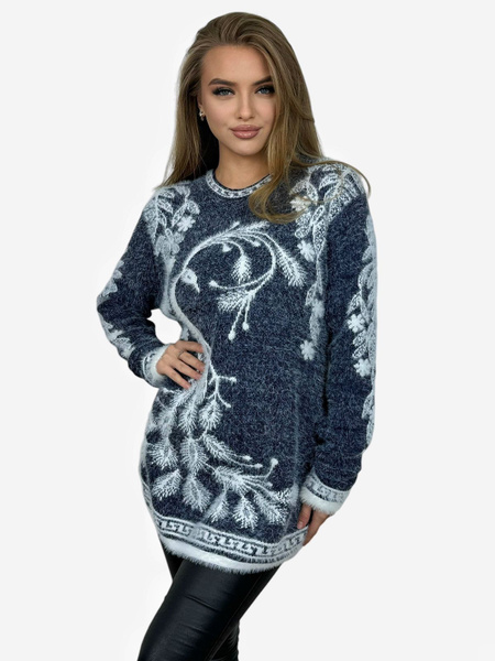 Туника Женский Длинный синий бархат, размер 48, 54 Китай купить c ...