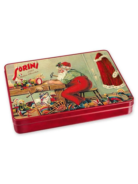 Конфеты SORINI из мол. шок. c пралине и злаками Santa's lab ж/б 320г ...