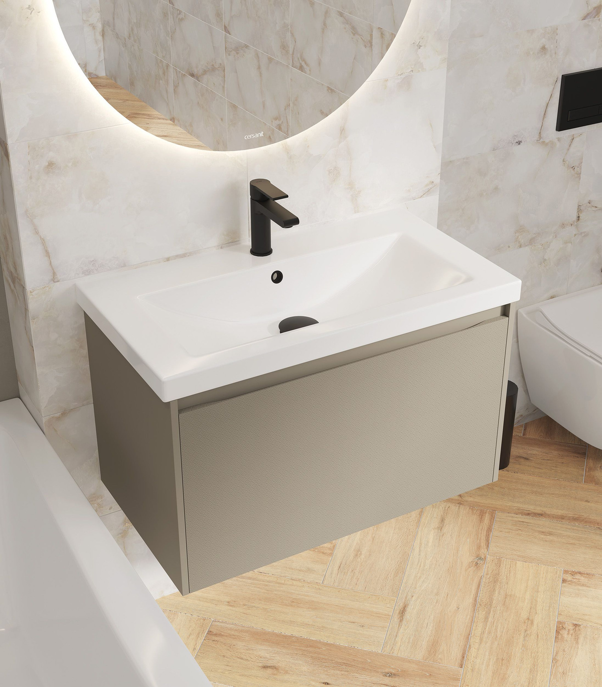 Универсальная раковина Cersanit COMO 60, 60x45 см, белая купить на OZON ...