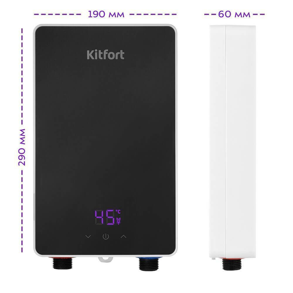 Водонагреватель проточный Kitfort КТ-4087 купить по выгодным ценам в интернет-магазине OZON ...