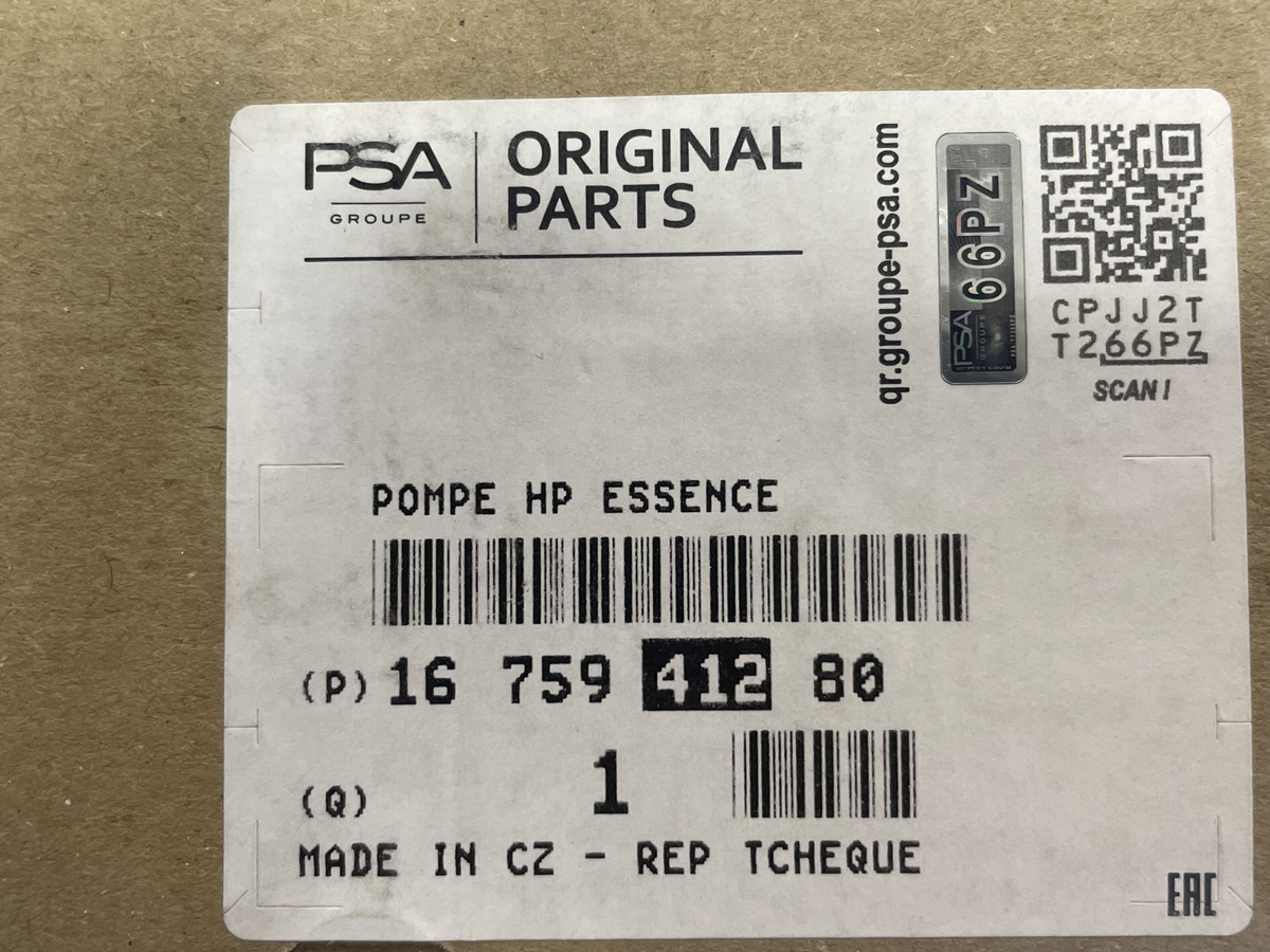 Топливный насос бензиновый Citroen Mini Peugeot 1675941280 ...