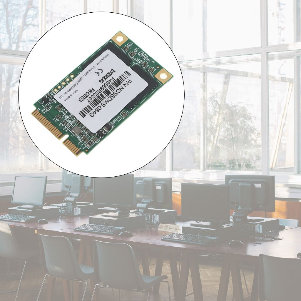 Mini mSATA SSD 64 ГБ SATA III 5x3 см Модульный жесткий диск msata для ...