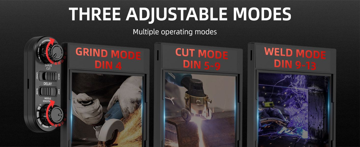 Маска сварочная хамелеон ANDELI MOON LED модель экран большой, а цвета реалистичные, Длительное ...