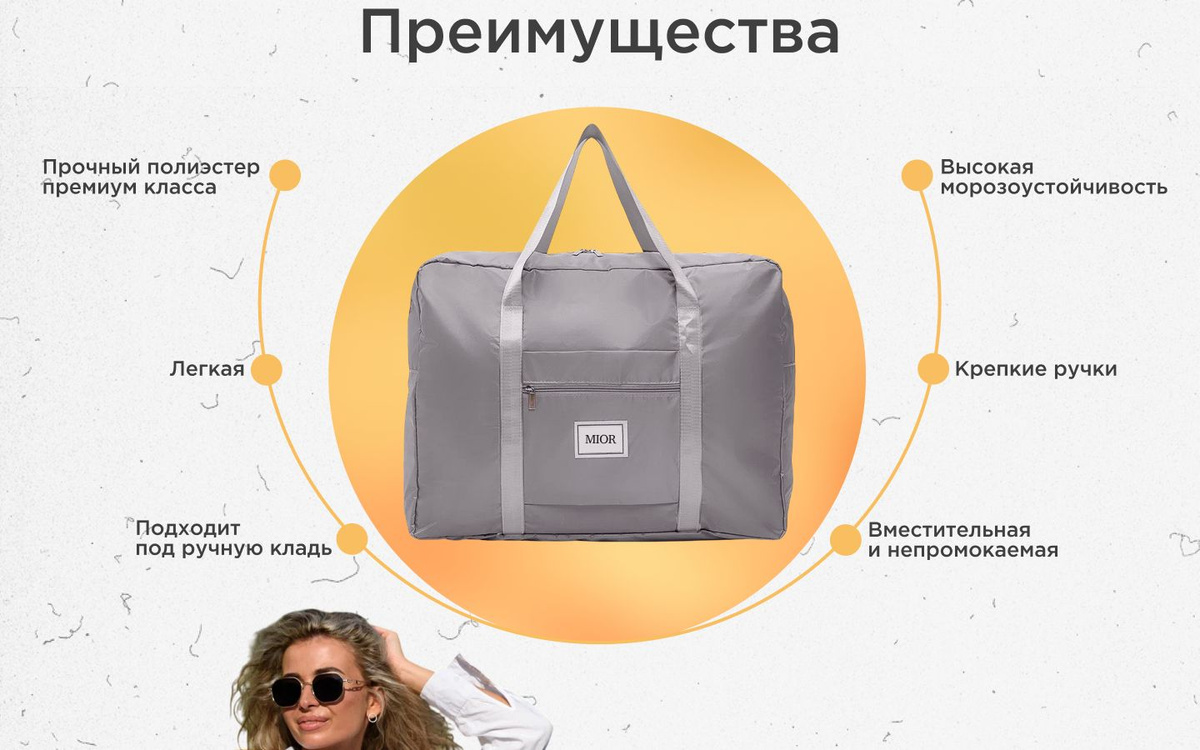Mior Сумка дорожная купить на OZON по низкой цене (2925962104)