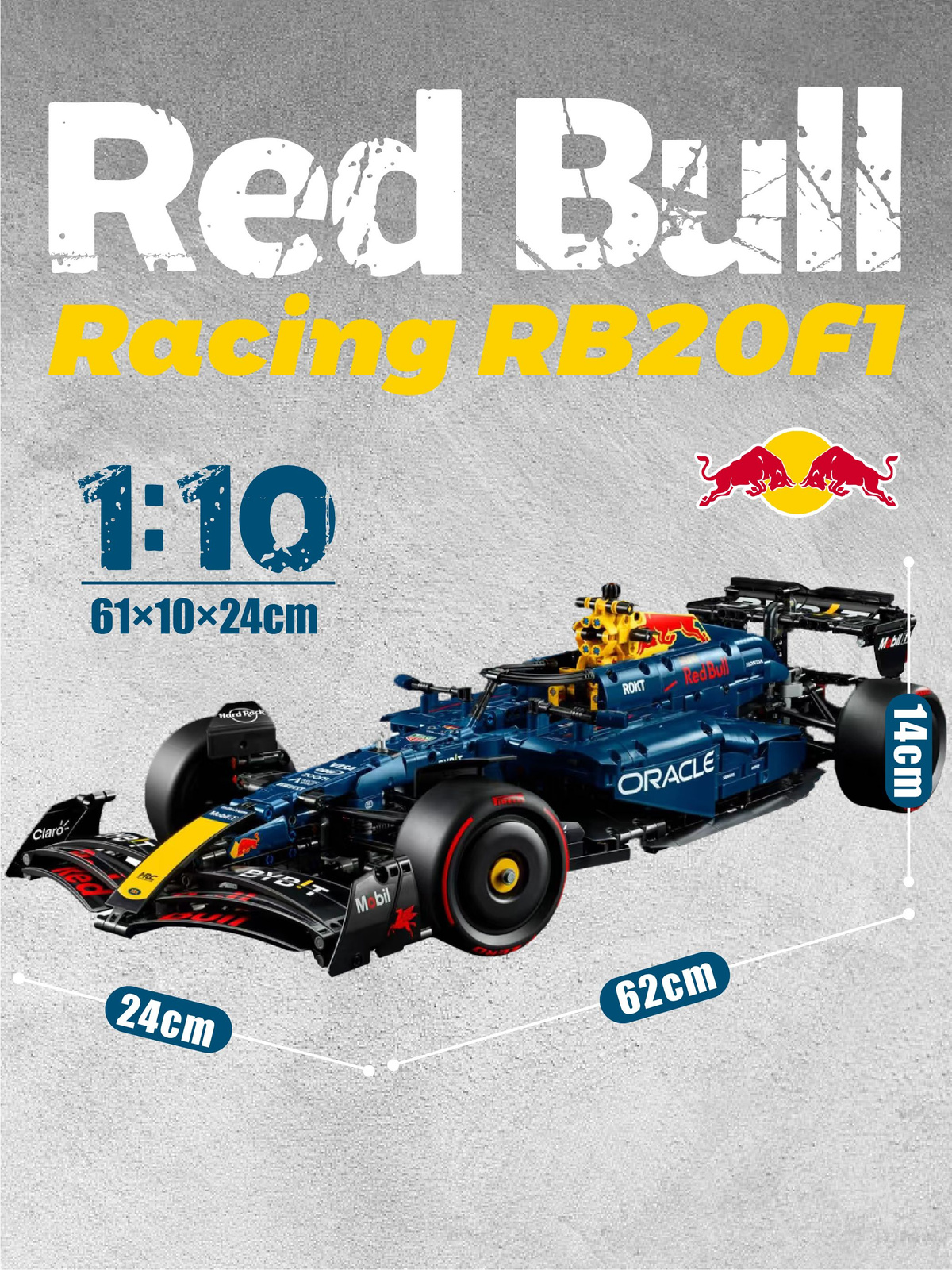 Эксклюзивный конструктор Technic Formula 1 Red Bull RB20, 1639 деталей ...