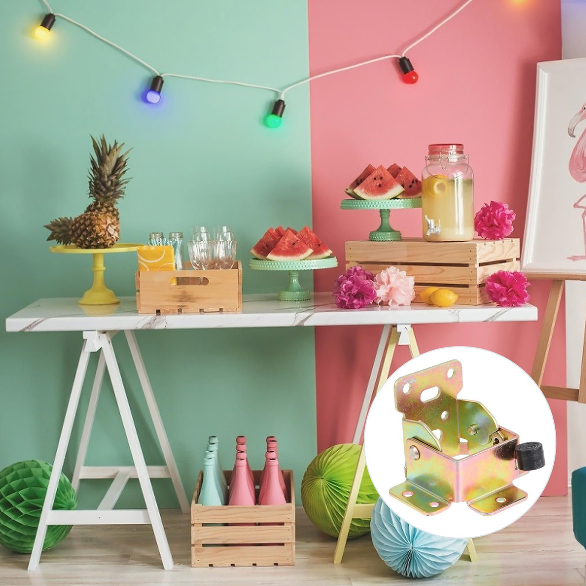 4 Штуки Подъемных Складывающихся Бракетов, Из Железного Материала, Для ...