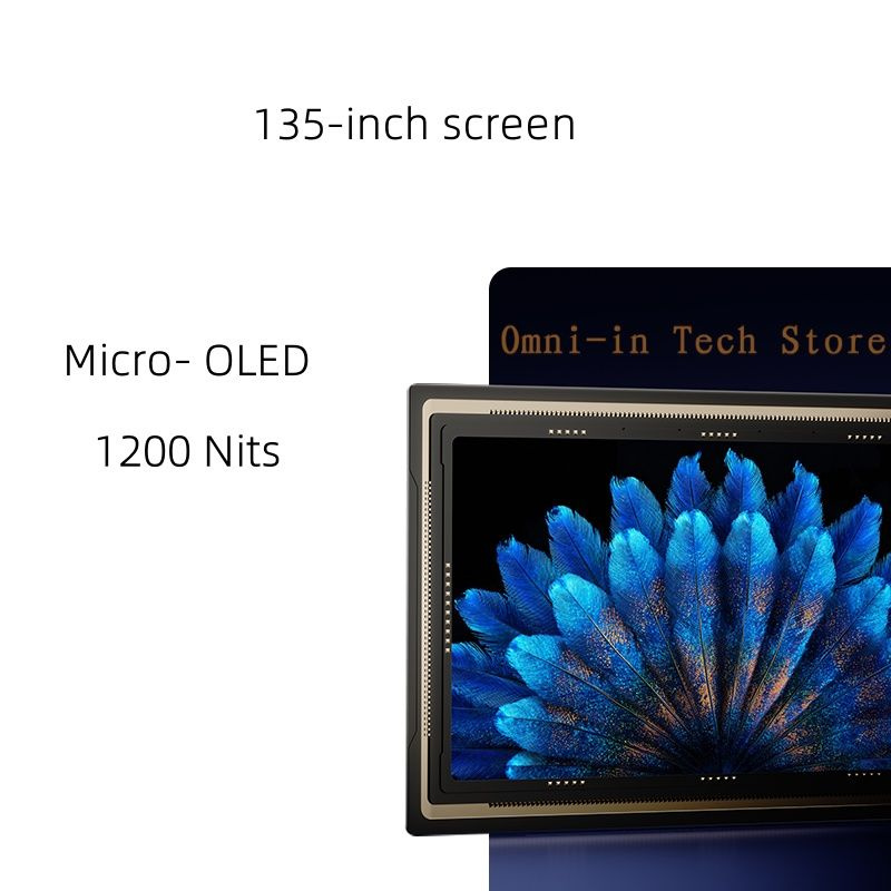 Умные очки дополненной реальности RayNeo Air 3S Pro, 135-дюймовый HD-просмотр, яркость 1200 нит ...