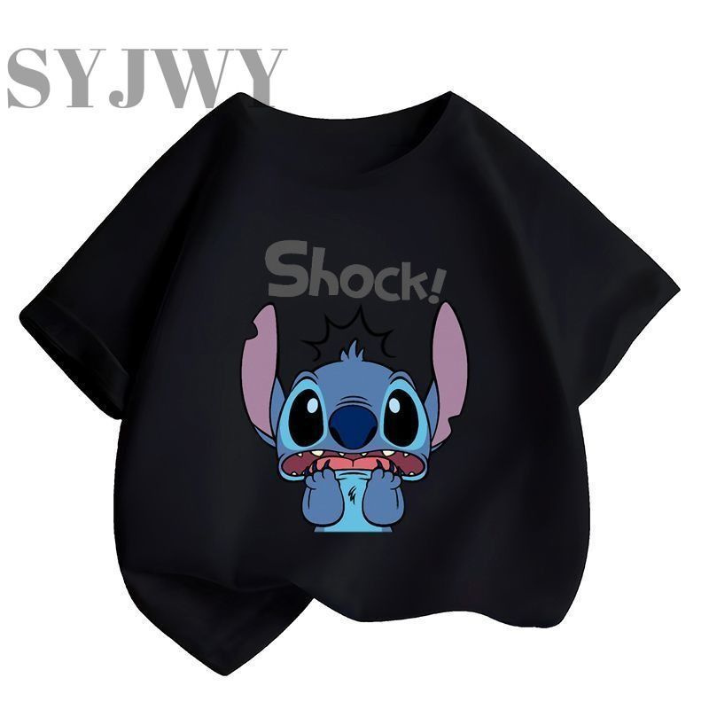 Футболка для малышей Мальчики, Девочки SYJWY Анималистический Хлопок, размер 120 Короткий Значки ...