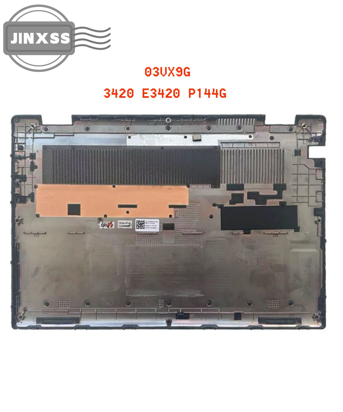 03VX9G 3VX9G Черный для Dell Latitude 3420 E3420 P144G Нижний корпус ...