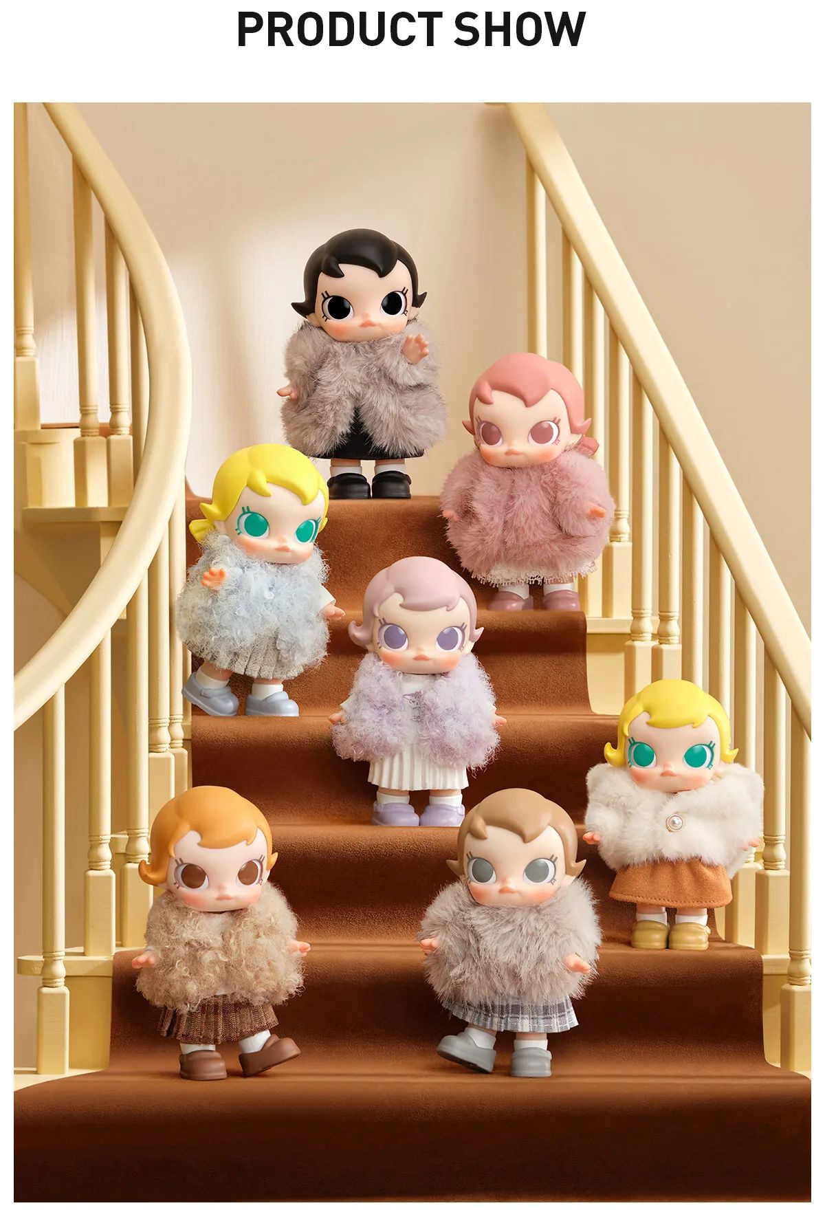100% Original оригинал Коллекционная POP MART Baby Molly Winter Fit ...