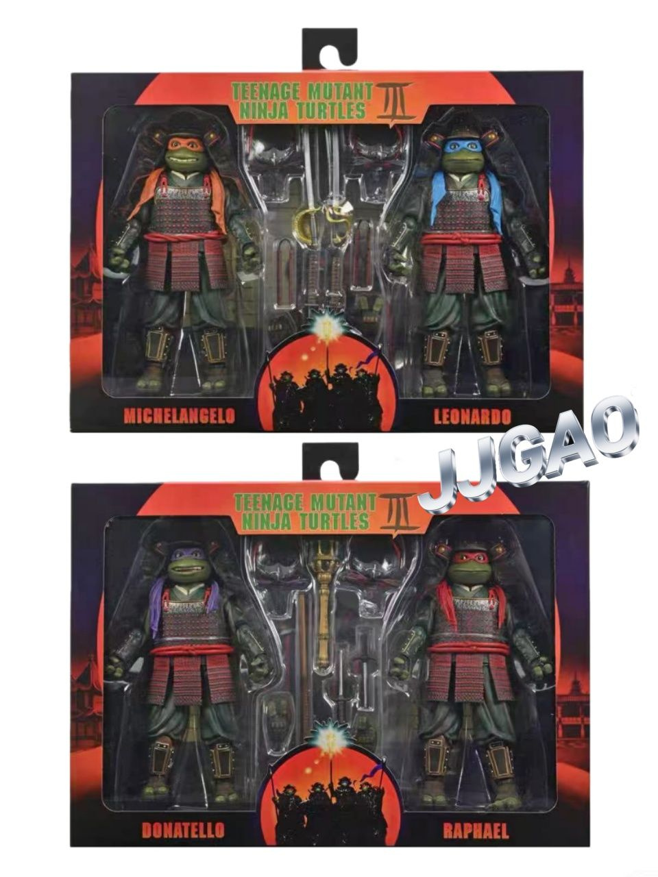фигурки NECA, Teenage Mutant Ninja Turtles, Samurai Turtles: Leonardo ...