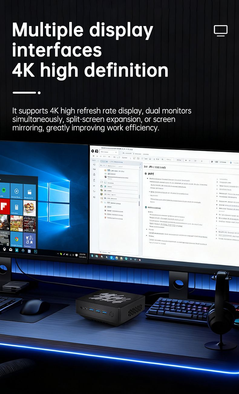 SANTIN Мини-ПК N5100 (Intel Celeron N5100, RAM 8 ГБ, SSD 512 ГБ, Intel ...