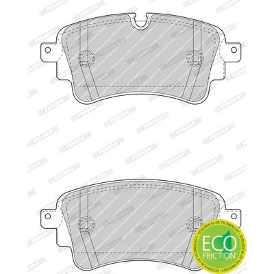 Колодки тормозные дисковые задние для Volkswagen Touareg 3 2018-2020 ...