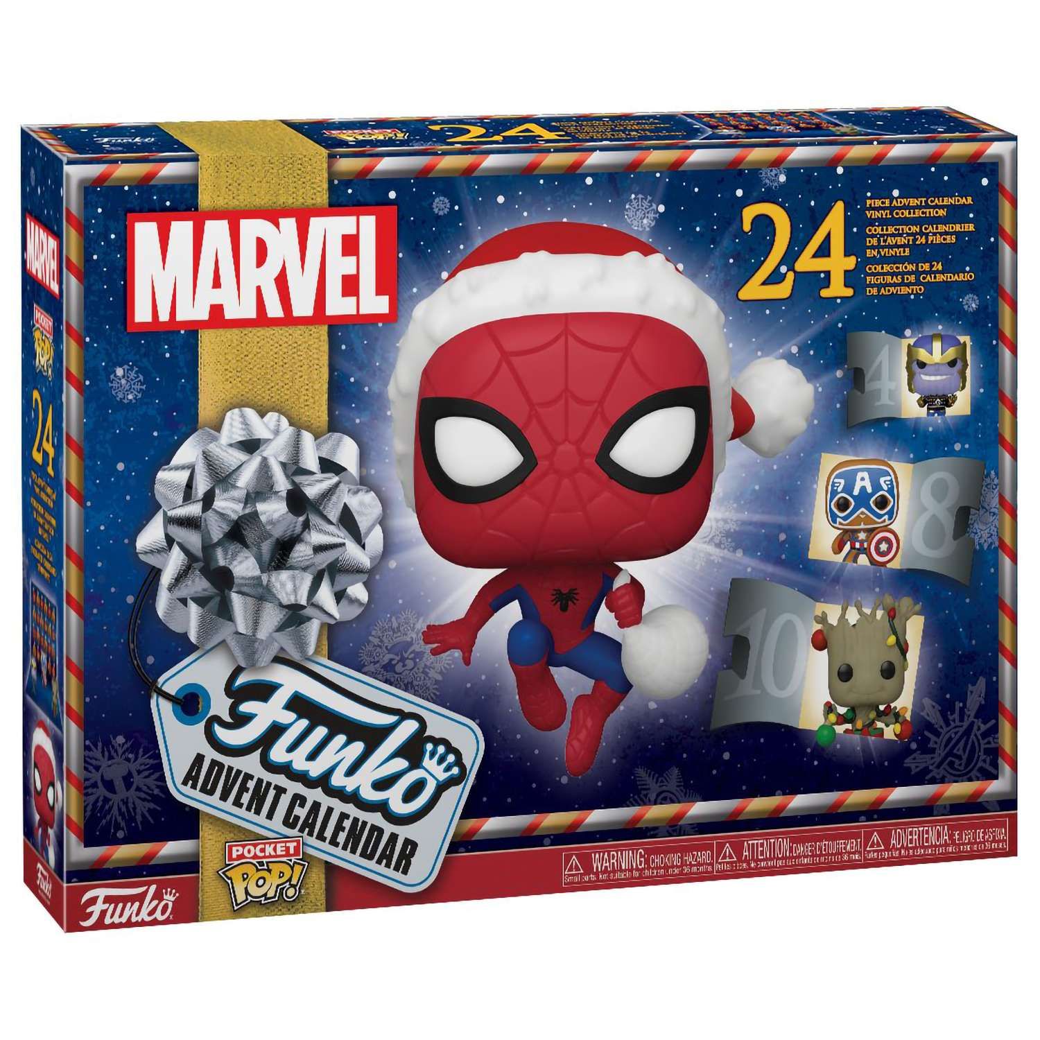 Набор подарочный Funko Advent Calendar Marvel Holiday 2022 (Pkt POP) 24 ...