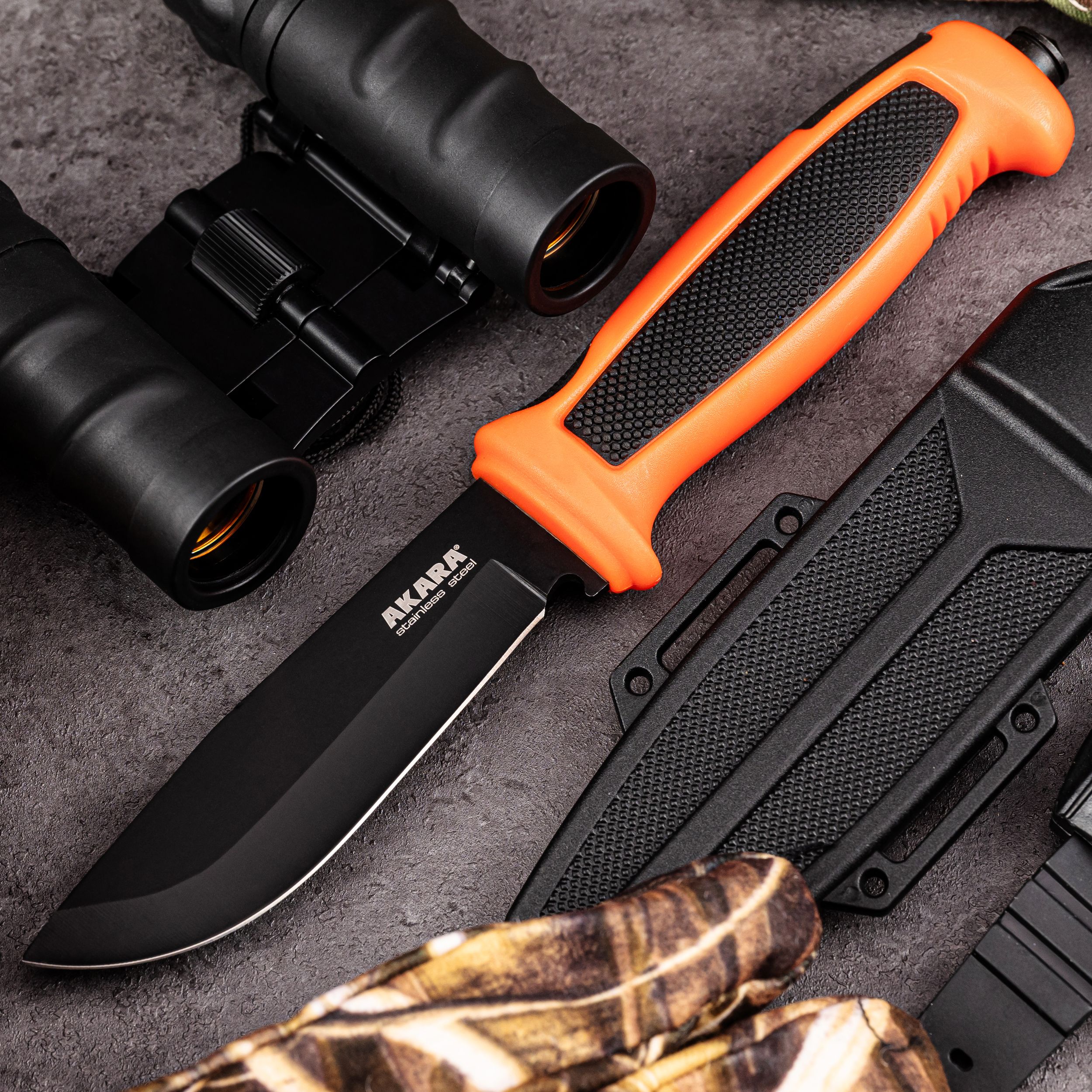 Нож Akara Gepard 23 см ножны ABS пластик купить на OZON по низкой цене ...