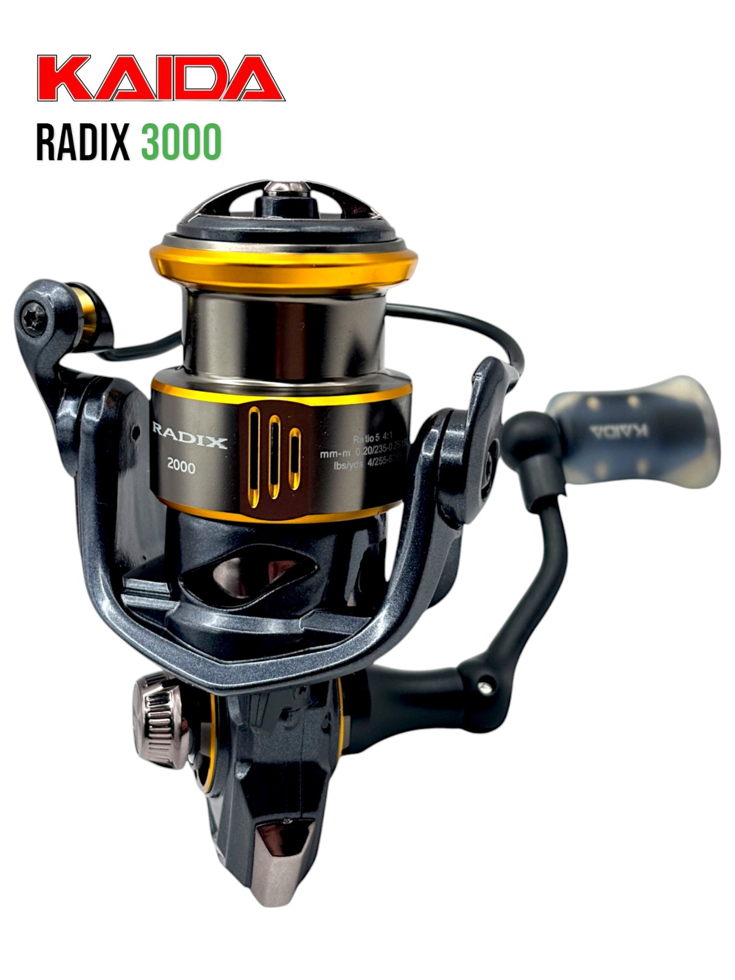 Катушка KAIDA Radix, Безынерционная, 3000, Передний фрикцион купить c ...