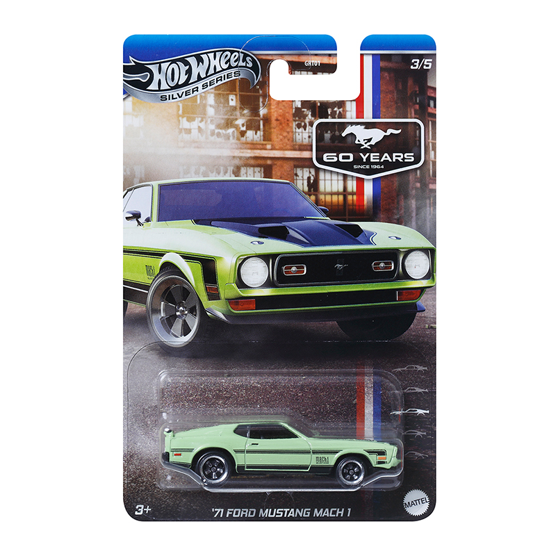 Машинка Mattel Hot Wheels Mustang 60 years GRT01 1971 Ford Mustang Mach ...