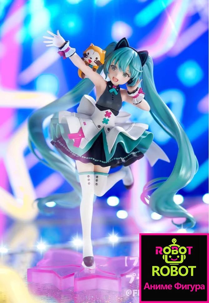FuRyu аниме фигура/MIKU X Araiguma Rascal Exceed Creative Figure Cyber ...