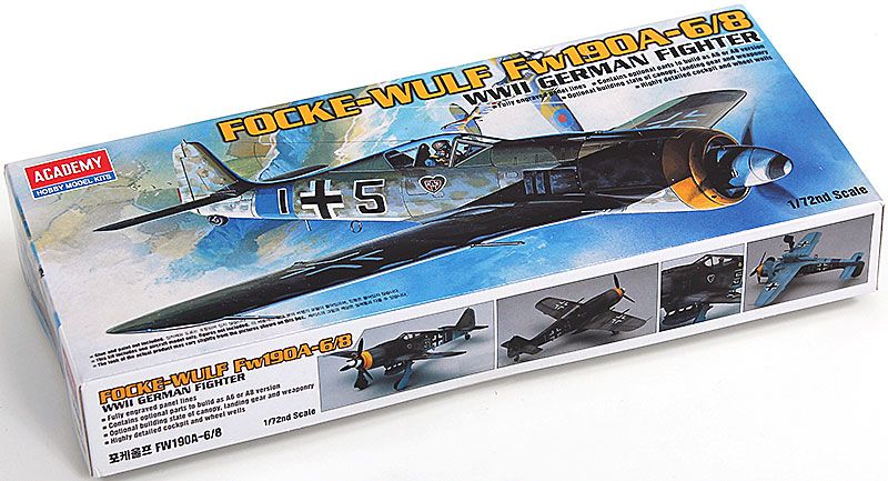 Academy 12480 1/72 Focke Wulf Fw 190A-6/8 сборная модель самолета ...