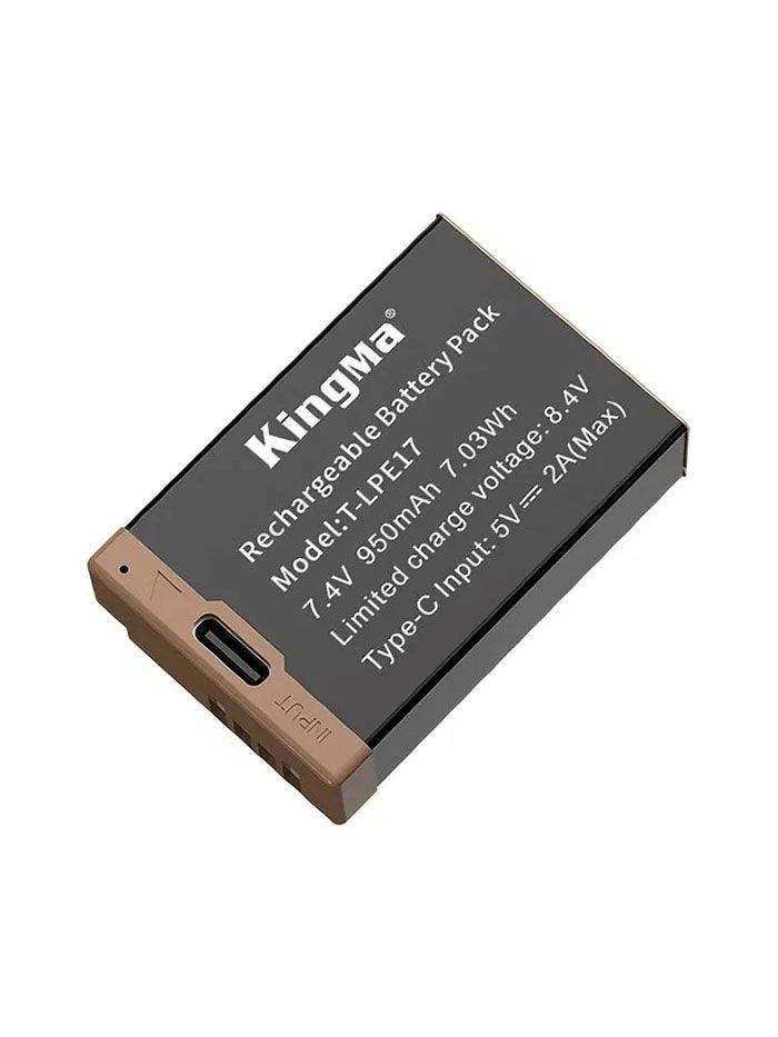 Аккумулятор Kingma LP-E17 с портом USB-C, 950 мАч купить на OZON по ...