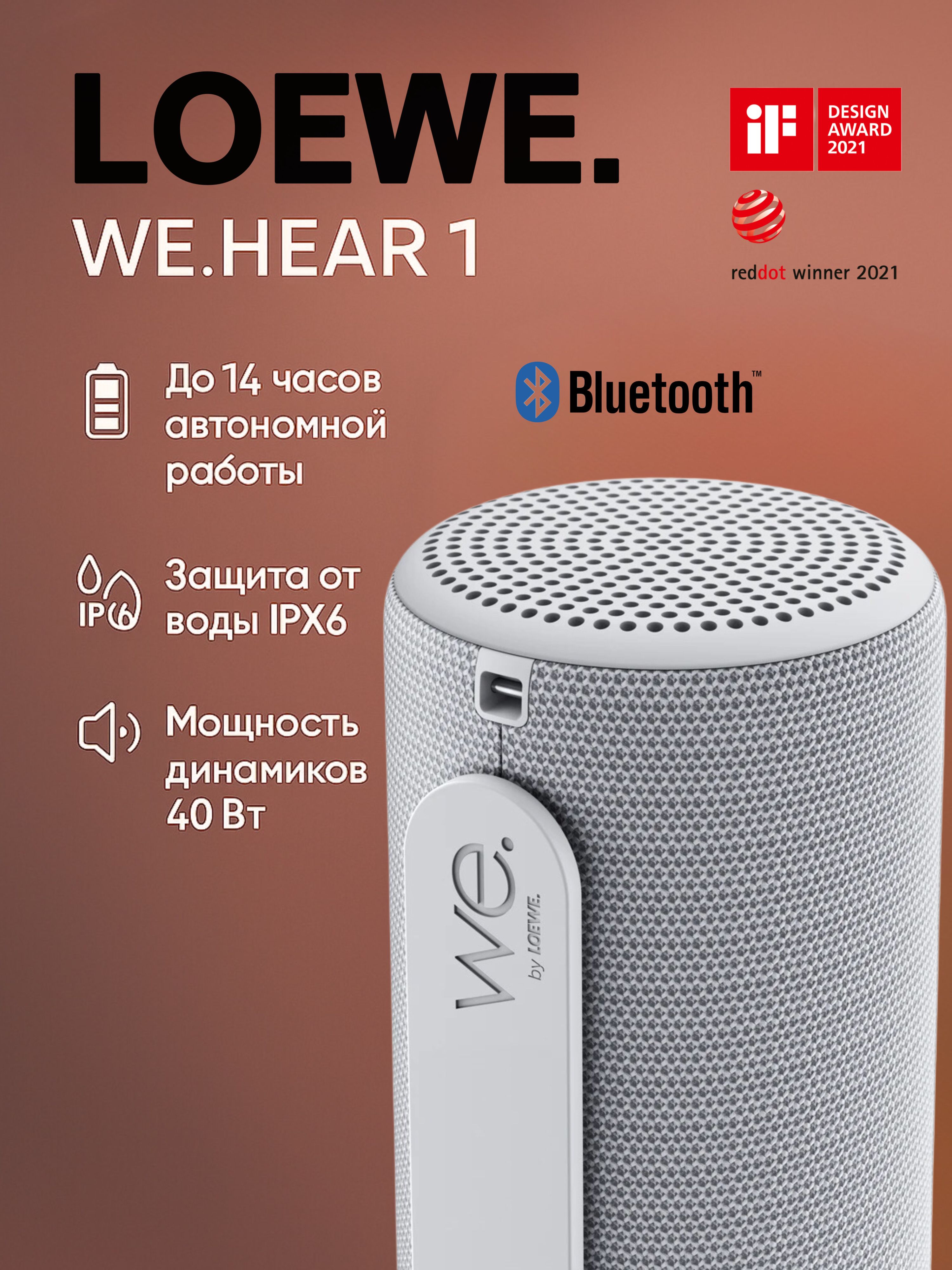 Беспроводная акустика Loewe We. HEAR 1 Cool Grey купить на OZON по ...