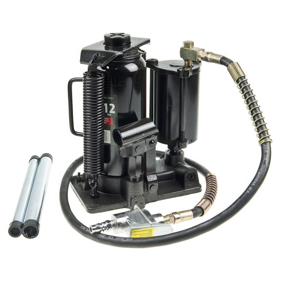 Домкрат автомобильный бутылочный 12т 265-510мм, арт RF16001 ROCKFORCE купить на OZON по низкой ...